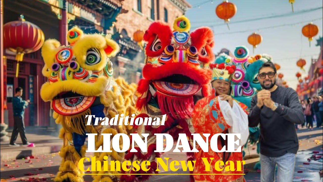 Lion Dance | Traditional Chinese New Year Lion Dance - YouTube