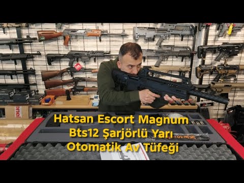 Hatsan Escort Magnum Bts12 Şarjörlü Yarı Otomatik Av Tüfeği İncelemesi Ve Kutu İçeriği