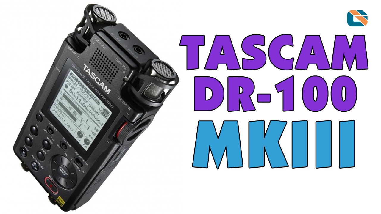 Tascam DR-100 MKIII Unboxing & First Look - YouTube