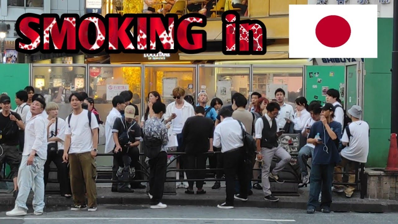 Smoking in Japan | Public Places | Smoke Booth ? | Fine - YouTube