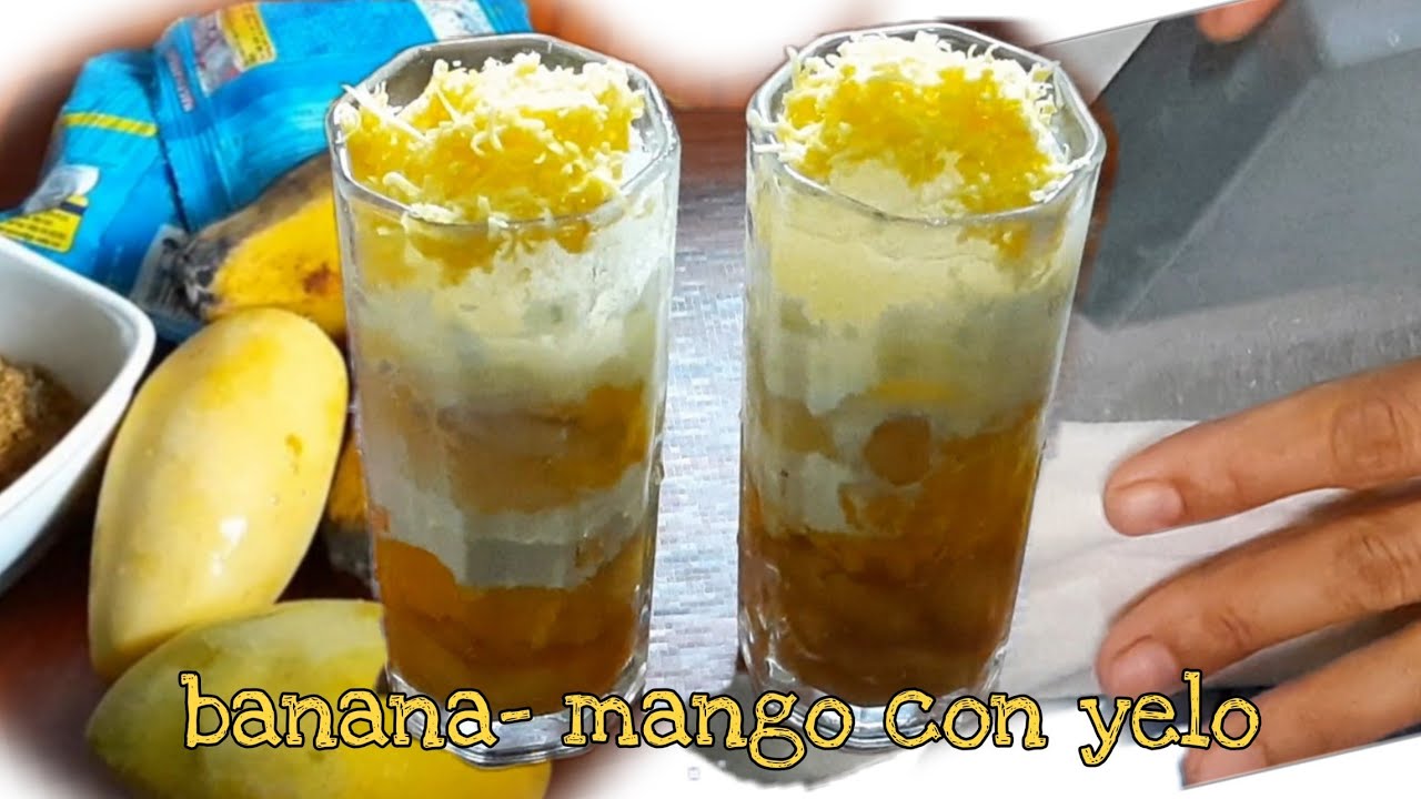 BANANA-MANGO CON YELO | HOW TO MAKE - YouTube