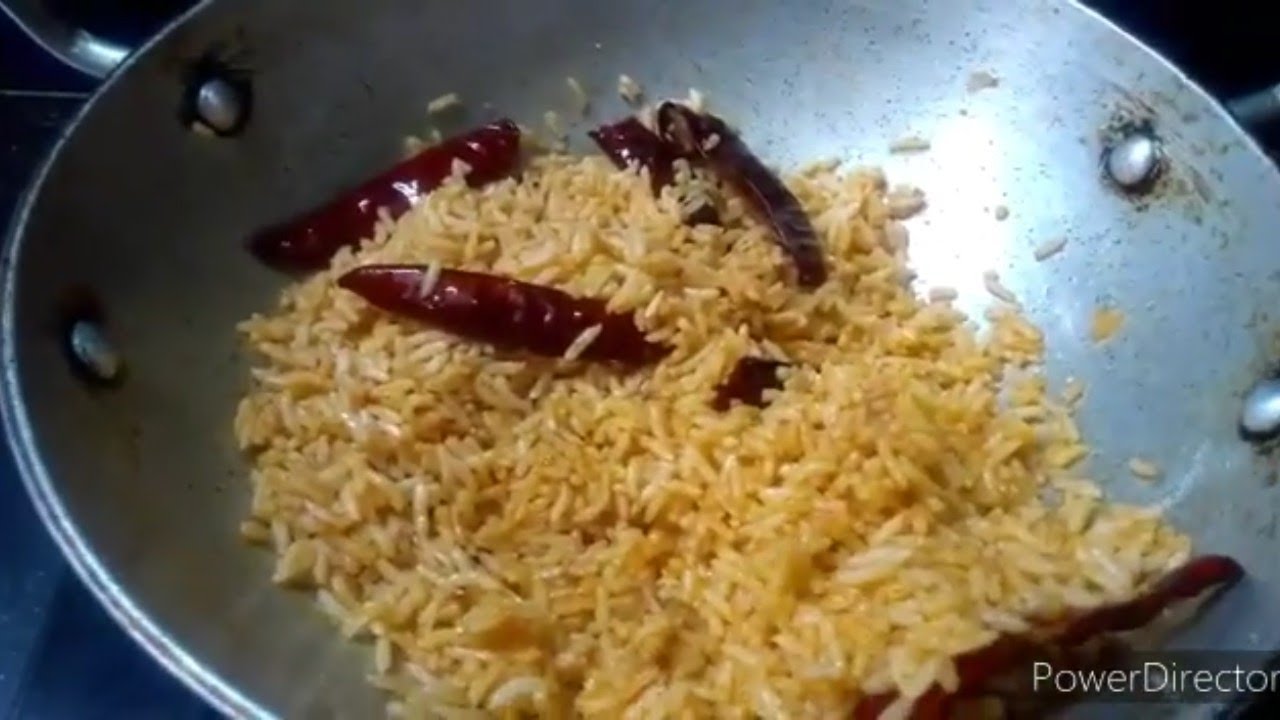 Spicy Karam Rice - YouTube