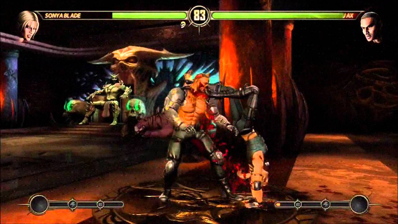 Mortal Kombat 9 - X-Ray Moves - YouTube