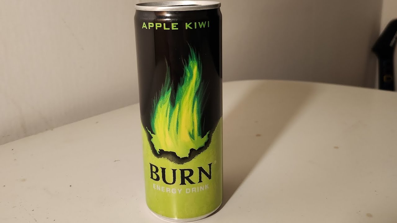 Jocke testar Burn Apple Kiwi energy - YouTube