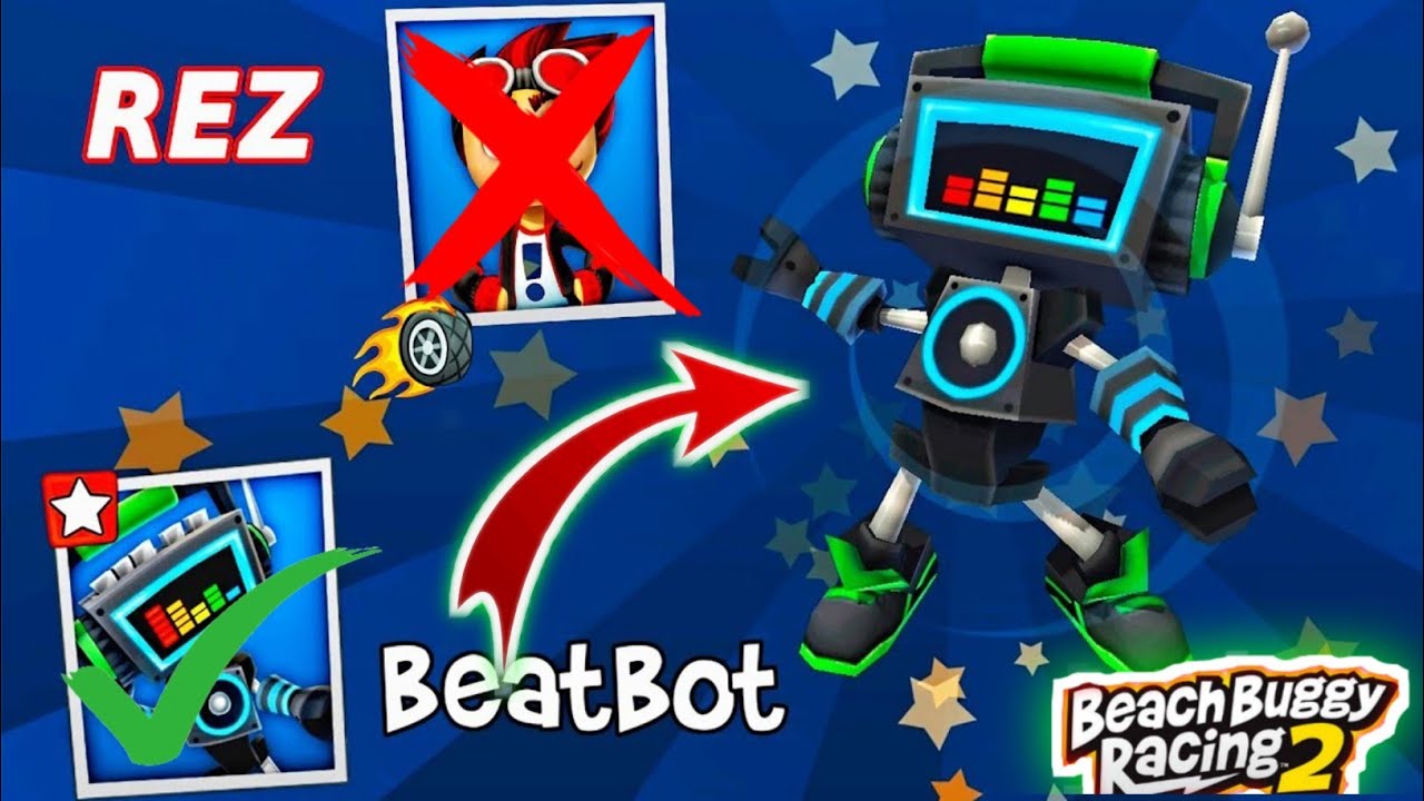 New Character Unlock BeatBot 🔥 || Beach Buggy Racing 2 🤩. - YouTube