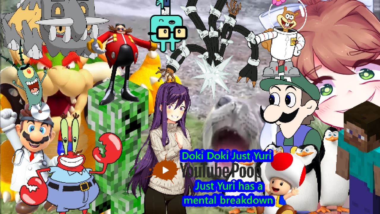 Doki Doki Just Yuri Youtube Poop - Just Yuri has a mental breakdown ...