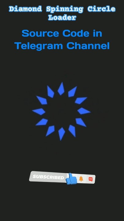 Diamond Spinning Circle Animation Loader HTML CSS #shorts - YouTube