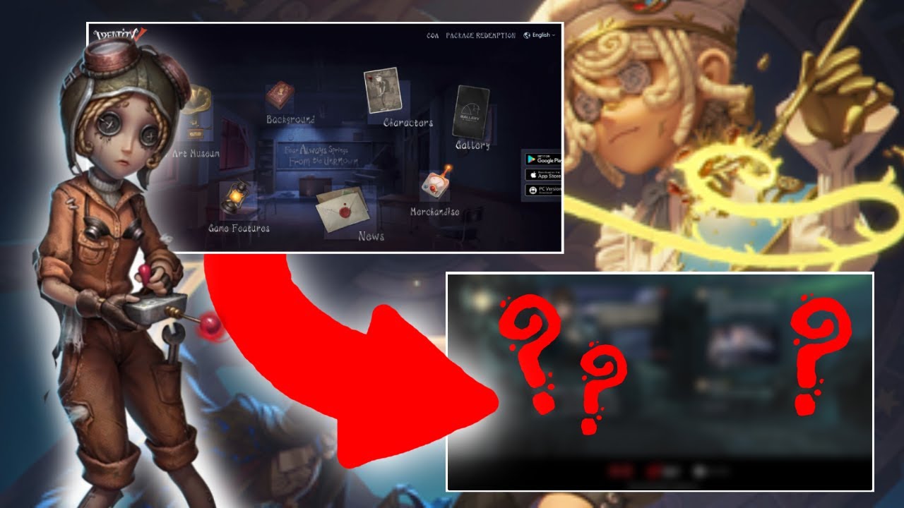 Remaking the entire official Identity V website from scratch (day 2 ...