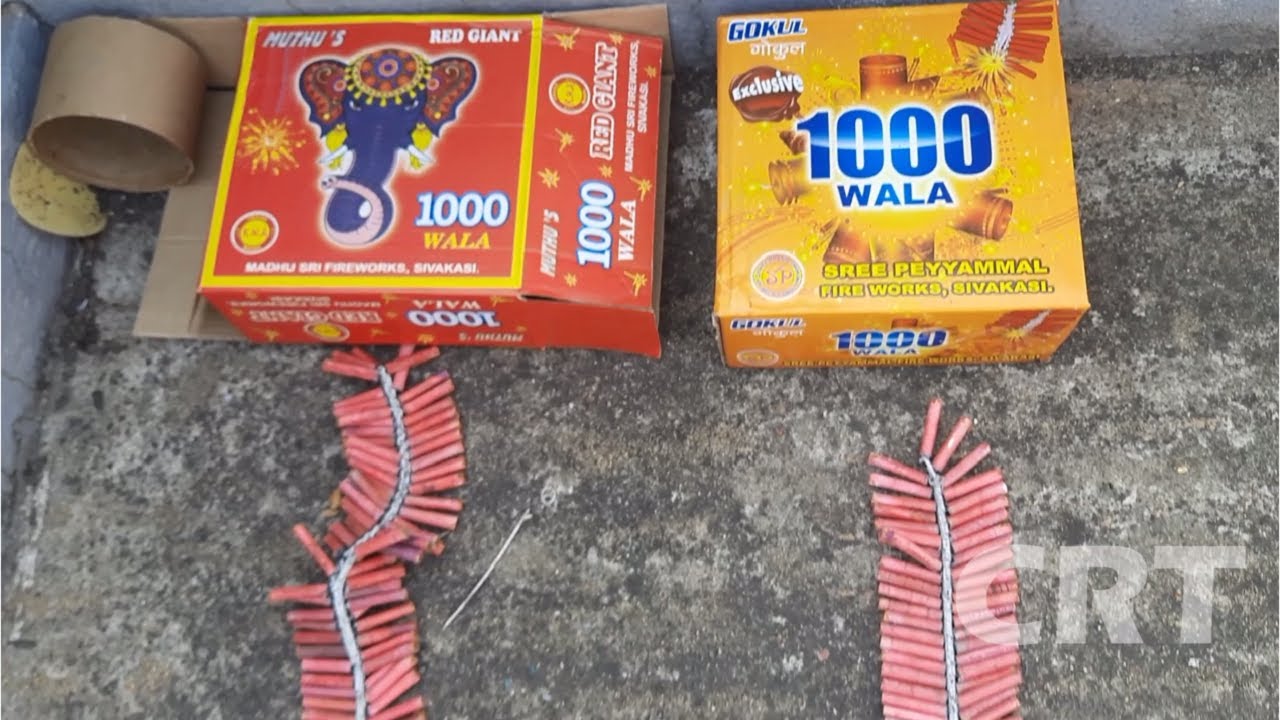 1000 wala length|1000 wala crackers sound|Sree Gokulam Crackers* - YouTube
