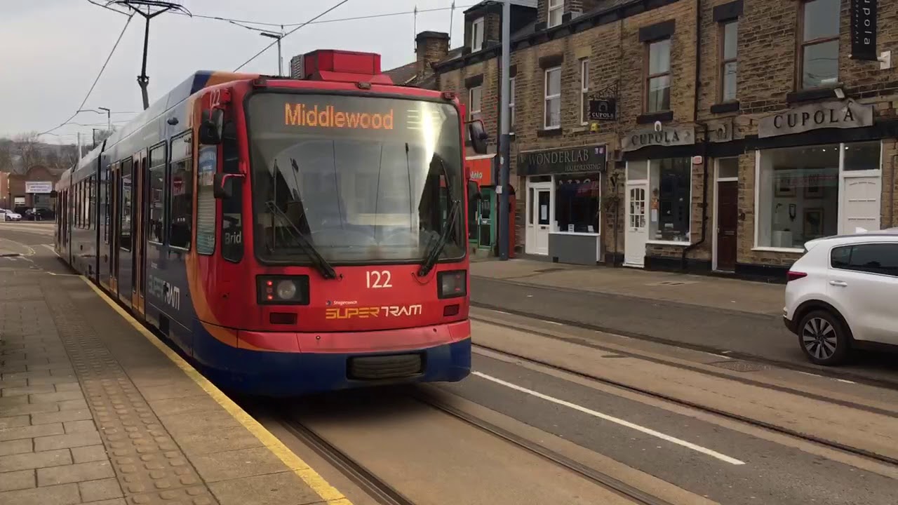 Stagecoach Sheffield SuperTram 122 At Leppings Lane From Meadowhall To ...