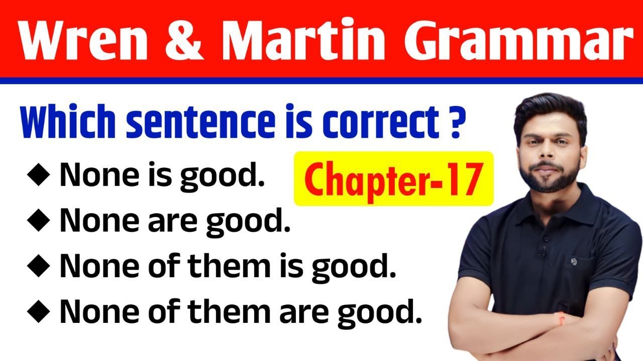 English Grammar by Wren and Martin | Chapter-17 | Part-2 | Pronouns ...