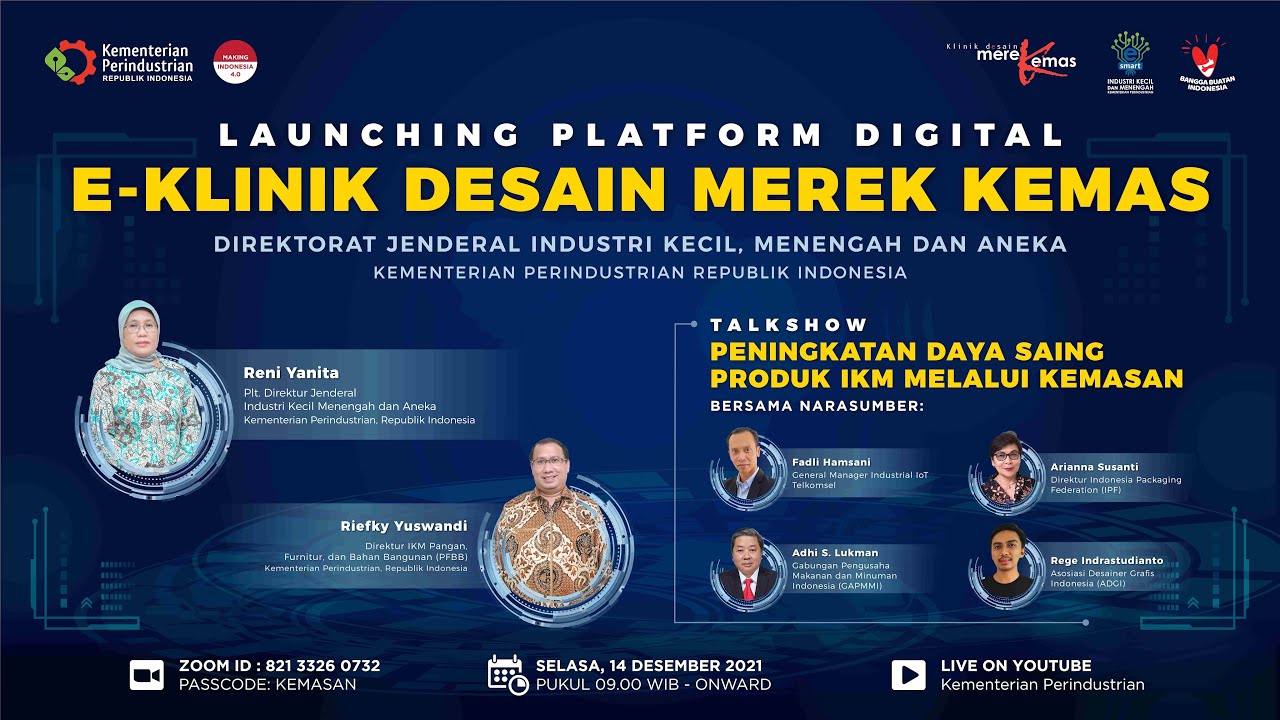 Launching Platform Digital e-Kemasan (KDMK) - YouTube