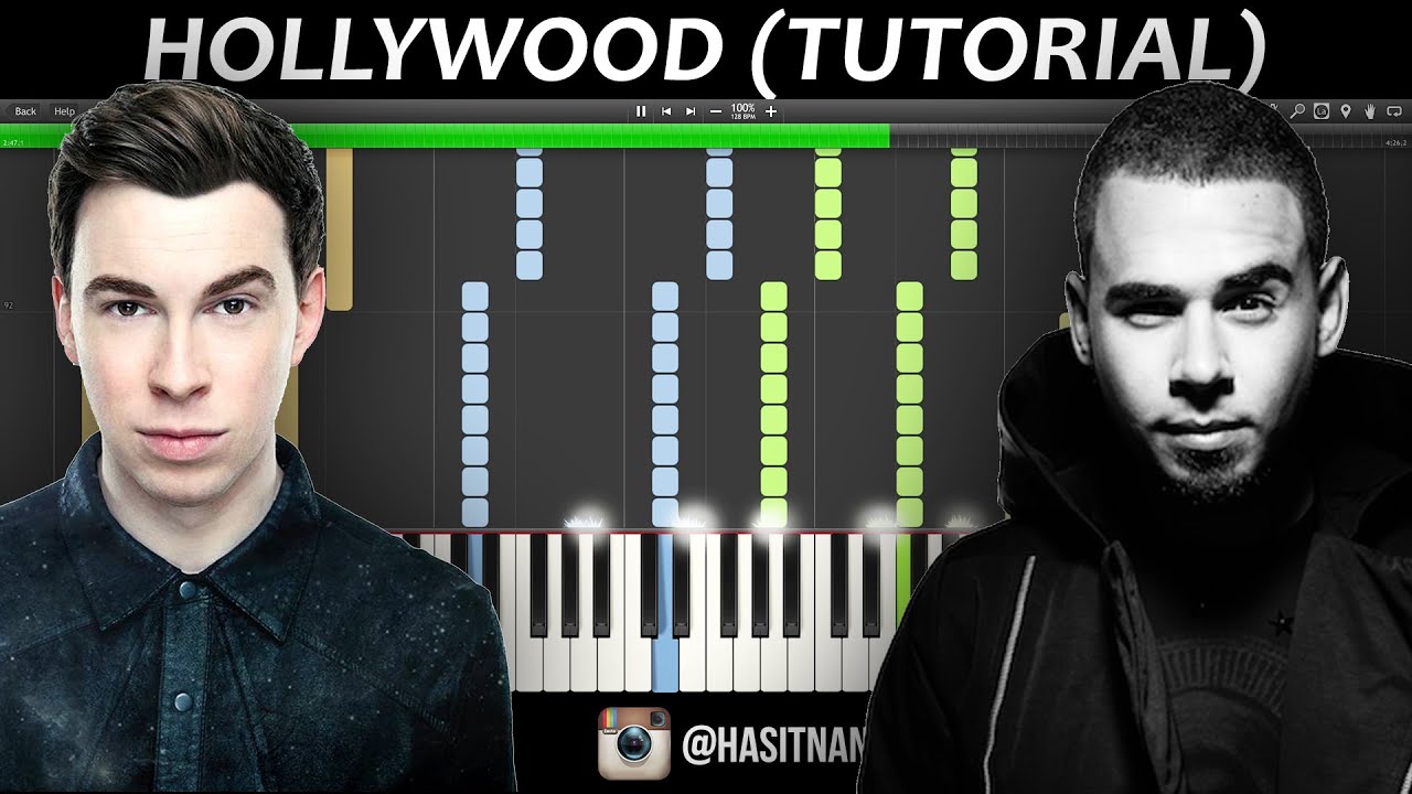 Afrojack & Hardwell - HOLLYWOOD (Piano Tutorial) - YouTube