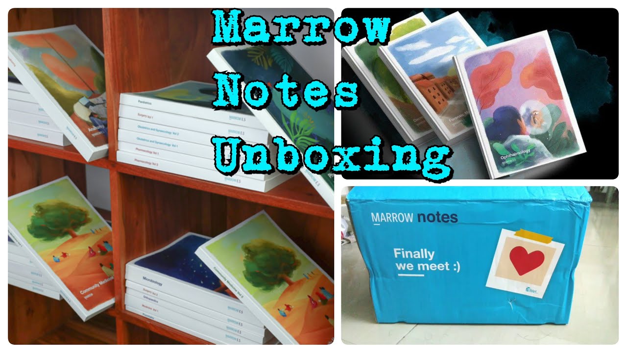 Unboxing Marrow Notes | NEET PG | NEXT | Marrow - YouTube
