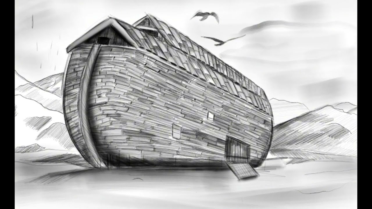 Mi dibujo de el arca de Noe historia y significado buena reflexión ...