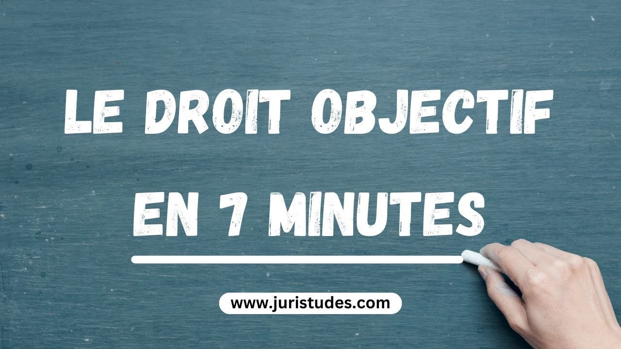 Le Droit Objectif : Définition, rôle et distinction avec droits ...