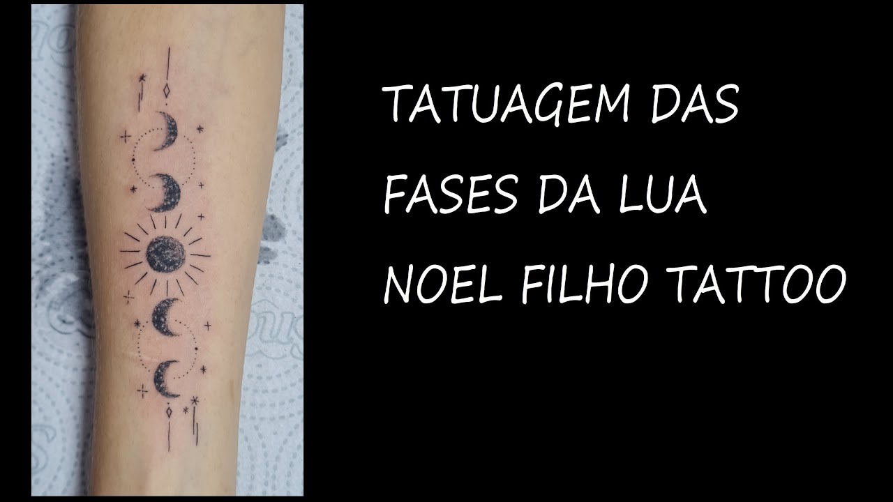 Tatuagens De Fases Da Lua Fases Da Lua Tattoo | Descubra A Emoção