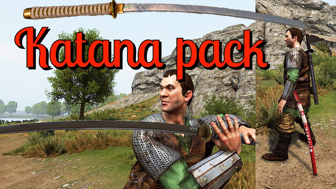 mount and blade 2 bannerlord mods - katana weapon pack - YouTube