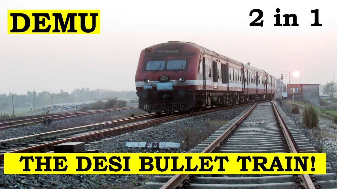 DEMU- The Desi Bullet Train | Siliguri-New Bongaigaon DEMU Special ...