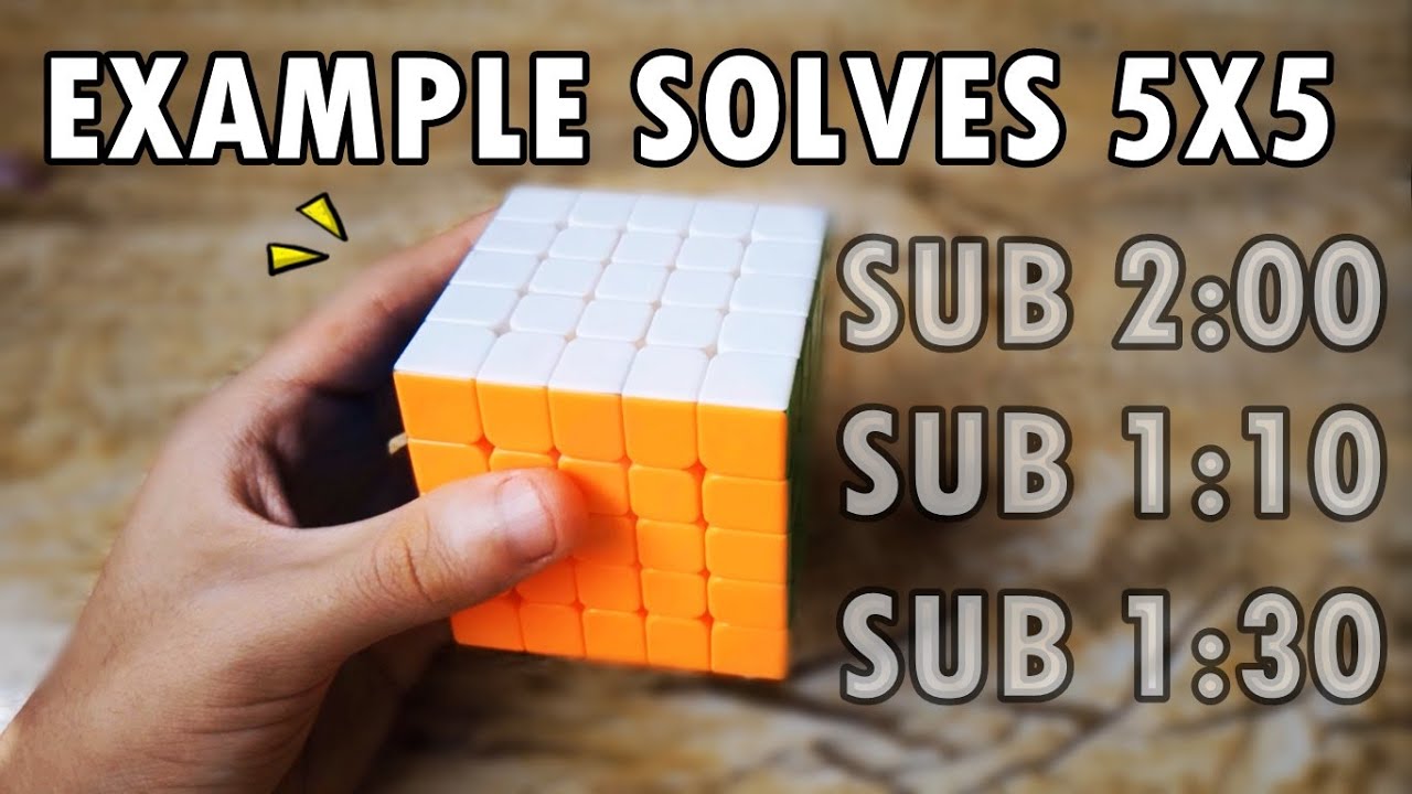 Example Solves 5x5 Freeslice + Yau - YouTube