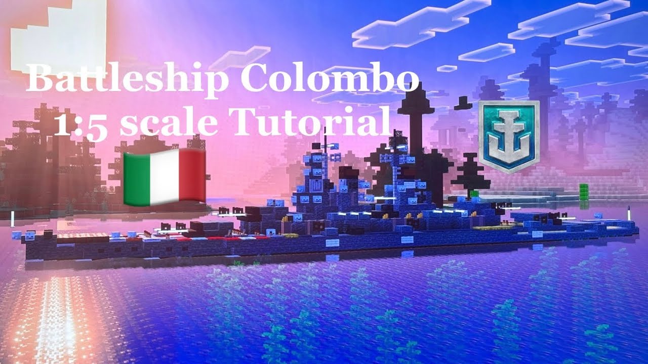 🛡️Minecraft RN Cristoforo Colombo 1:5 scale Tutorial | Italian Tier 10 ...