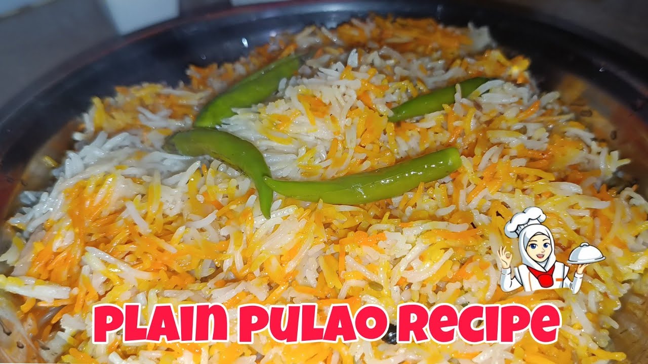 Khushka plain pulao recipe | pulao recipe | plain rice recipe by ...