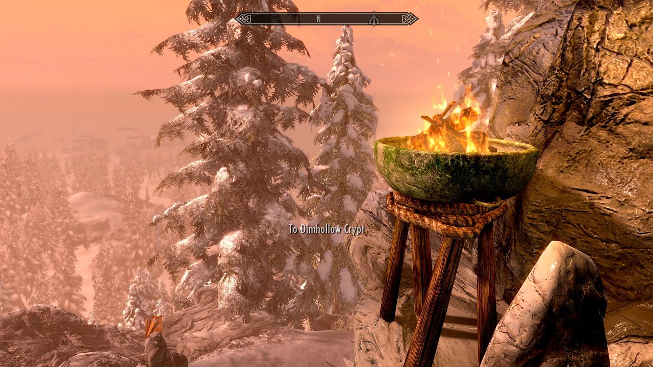 SkyrimSE: Adventures Of Ja'rii and Inigo: #99 Dim Hollow Crypt - YouTube