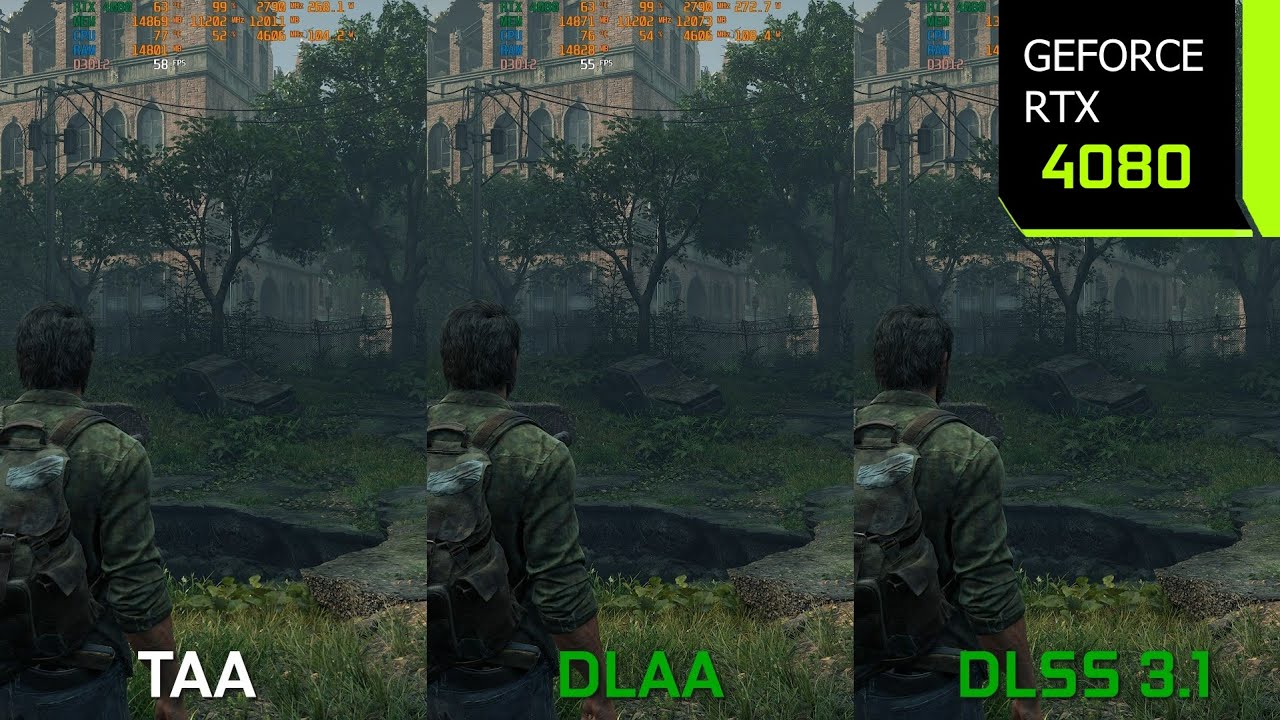 The Last Of Us Part 1 PC DLAA Mod 4K TAA Vs DLAA Vs DLSS 3 1 The Last Of Us Part 1 PC DLAA Mod 4K TAA Vs DLAA Vs DLSS 3 1