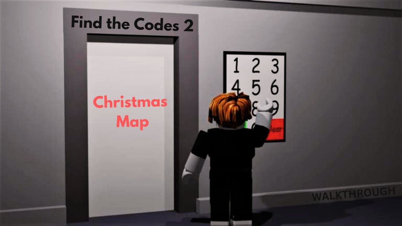 Roblox Find the Codes 2 Walkthrough [Christmas Map] - YouTube