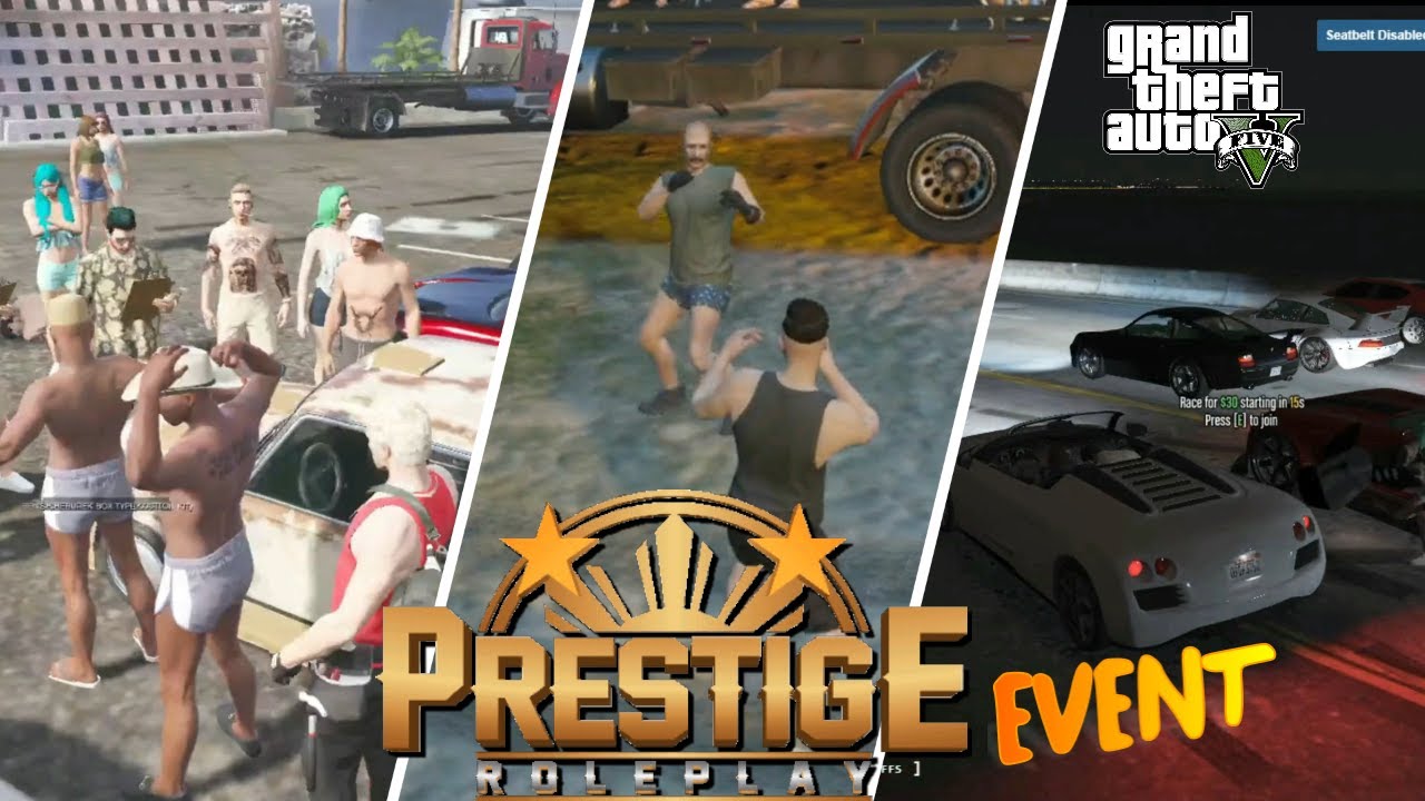 CARSHOW+BOXING+DRAG RACE EVENT | GTA V RP - YouTube