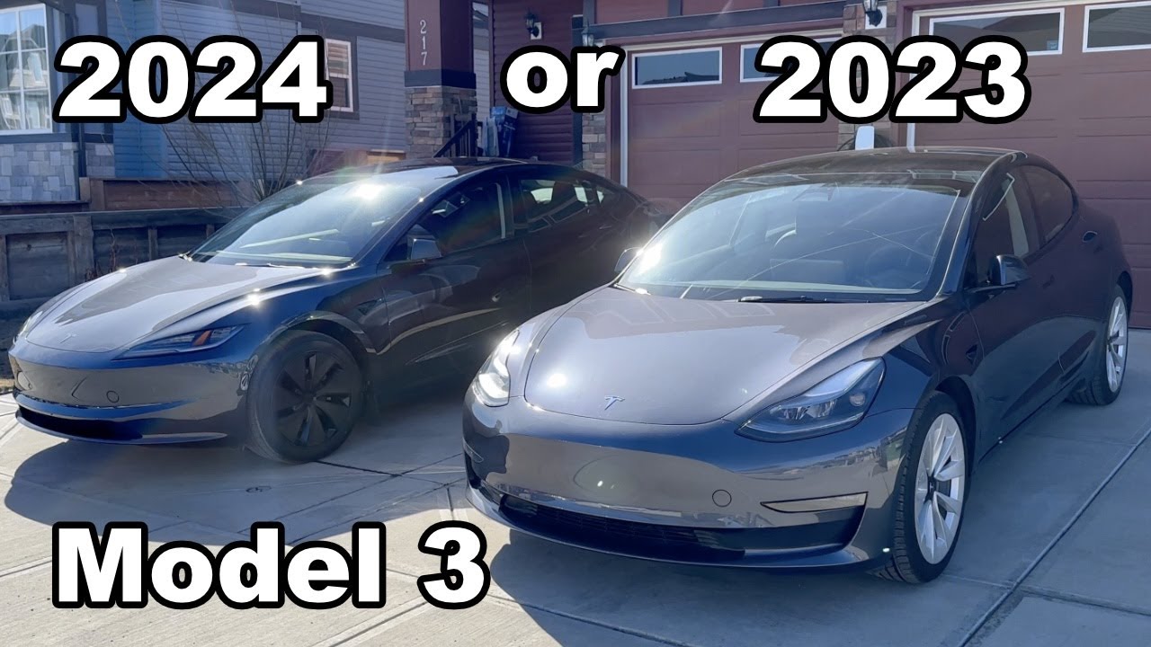 2024 Tesla Model 3 or 2023 Tesla Model 3! Which One Would You Buy ...