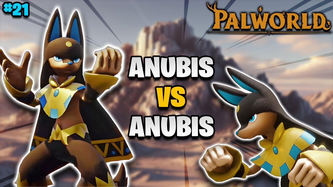 🟢 PALWORLD FIGHT BETWEEN BOSS ANUBIS VS MY ANUBIS #palworld - YouTube