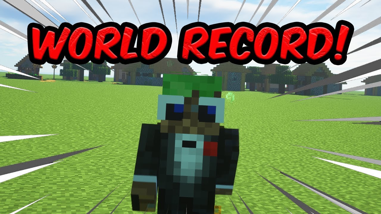 Worlds First Legit Speedrun in Minecraft Superflat! - YouTube