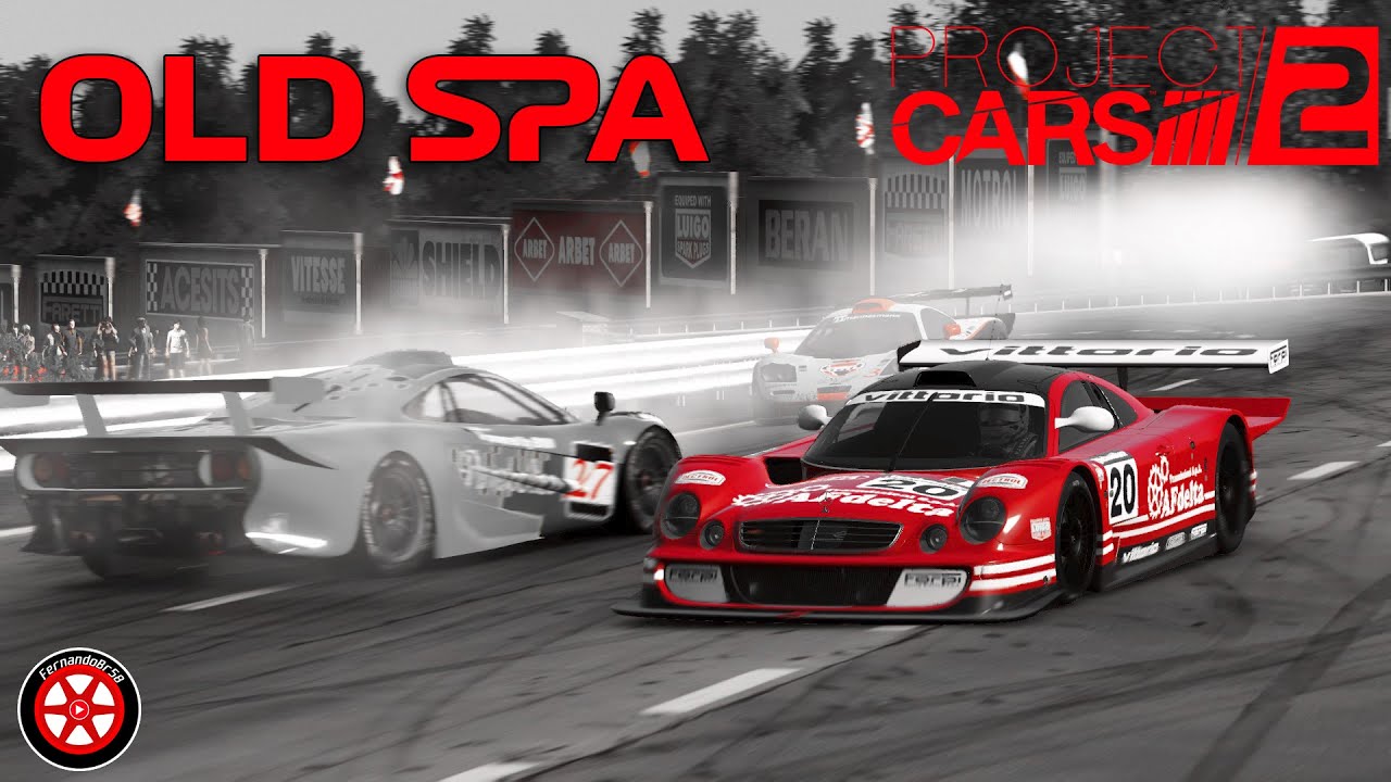 GT1 NA ANTIGA SPA FRANCORCHAMPS - PROJECT CARS 2 - YouTube