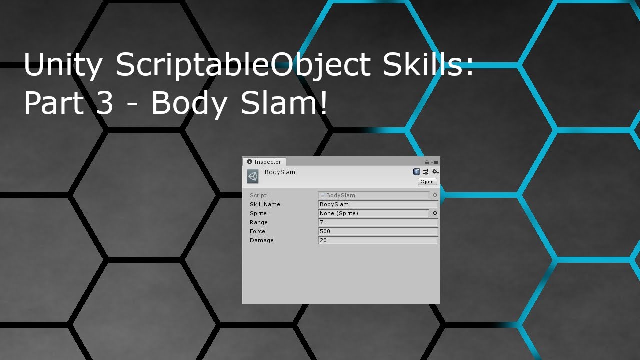 Unity Scriptableobject Skills Part 3 Body Slam Youtube