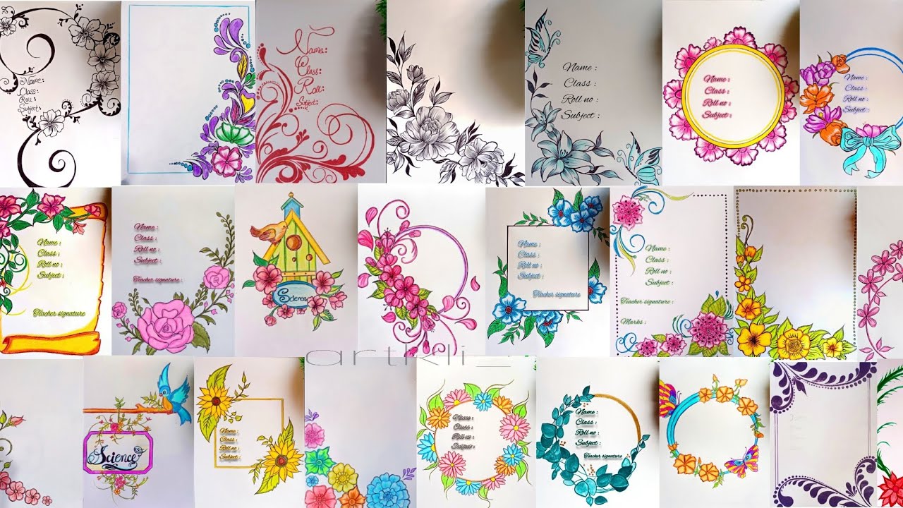 Easy Beautiful Border Designs For Projects