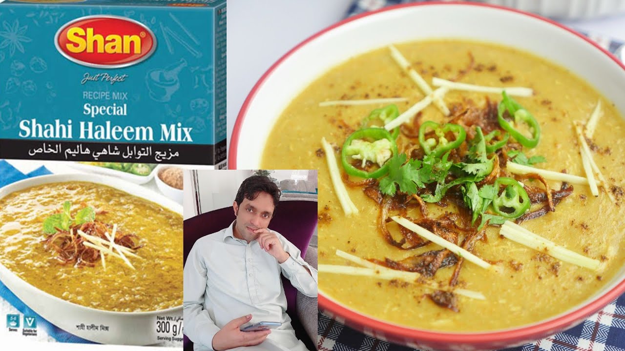 Shan Mix Haleem Recipe Easy cook | professional Haleem | Eid special ...