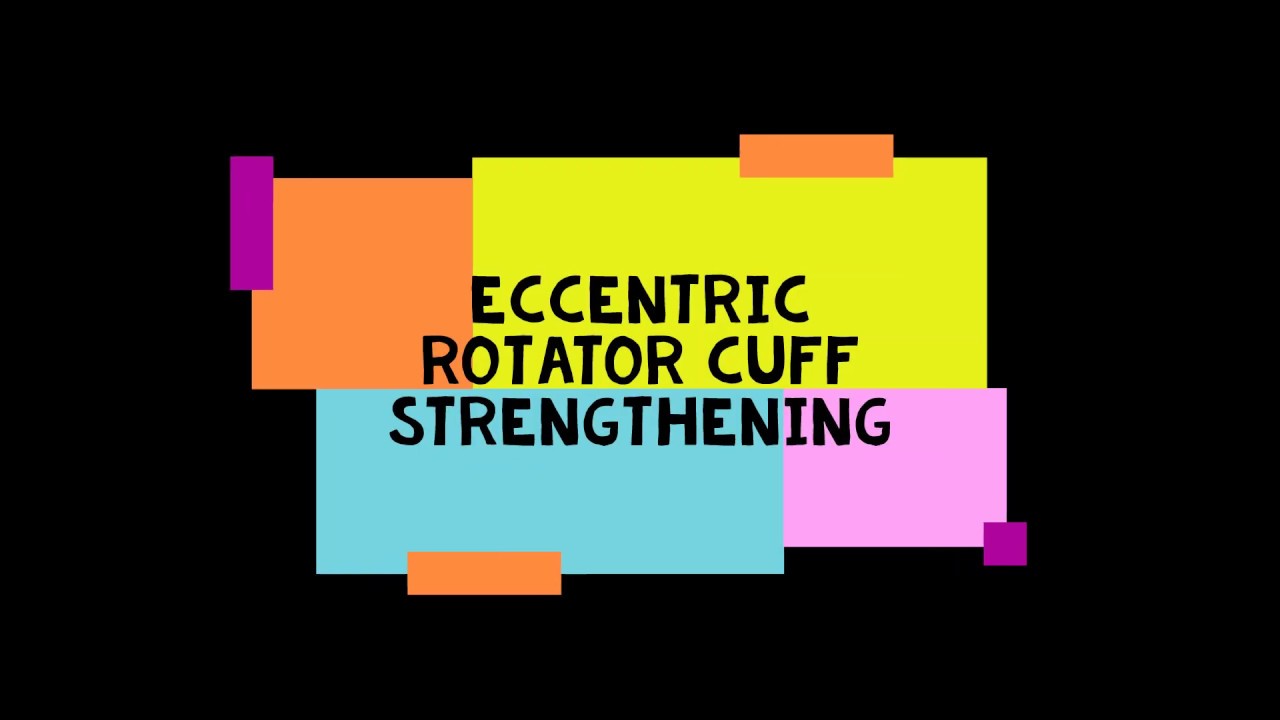 Eccentric Rotator Cuff Exercise - YouTube