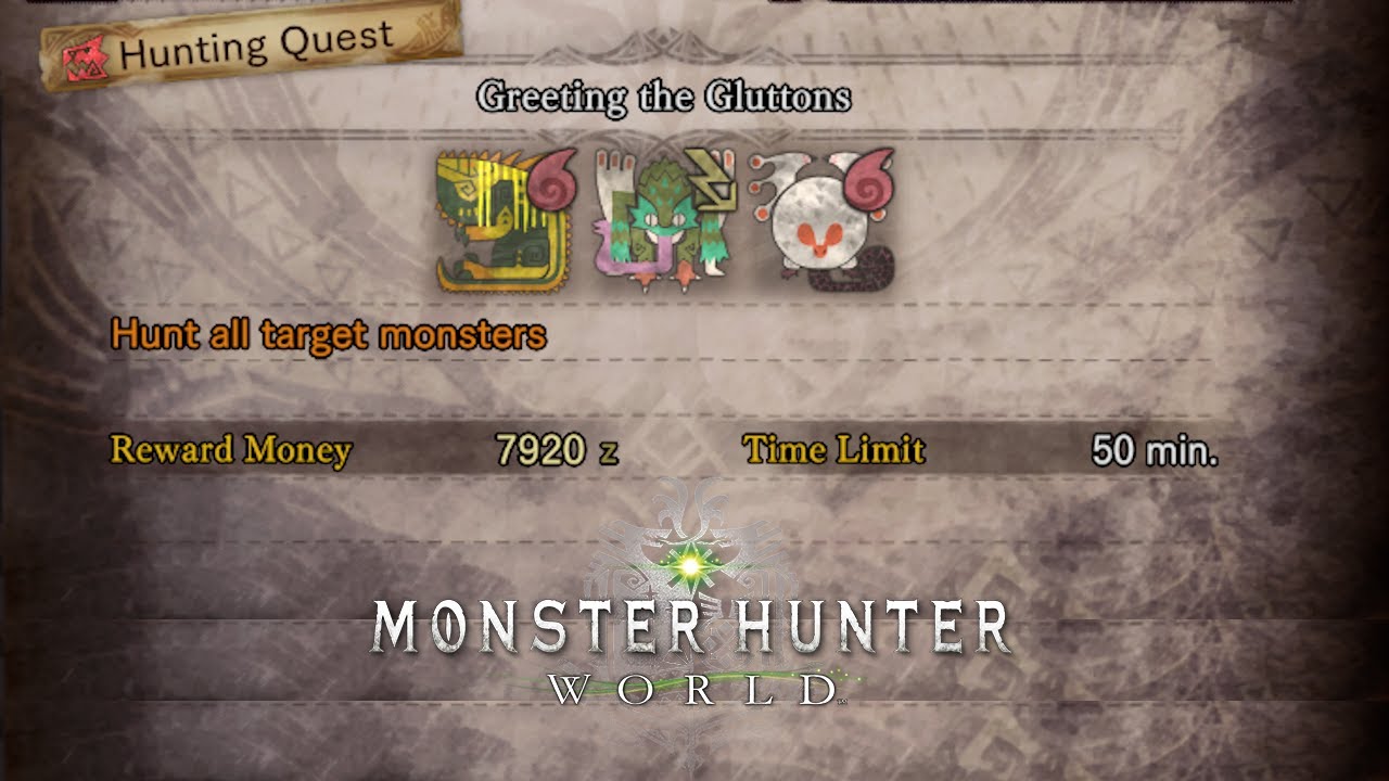 MHW Event Quest: Greeting the Gluttons - YouTube