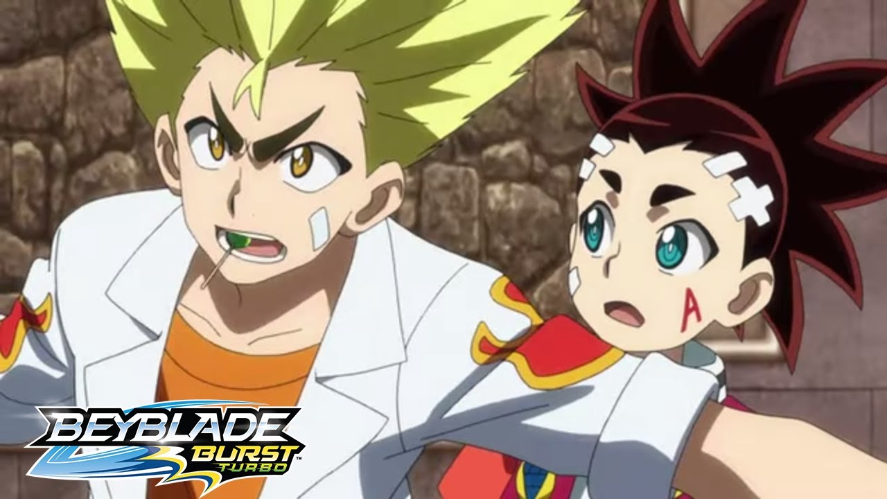 BEYBLADE BURST TURBO Épisode 33: Gevangen in de Vrees Toren! - YouTube