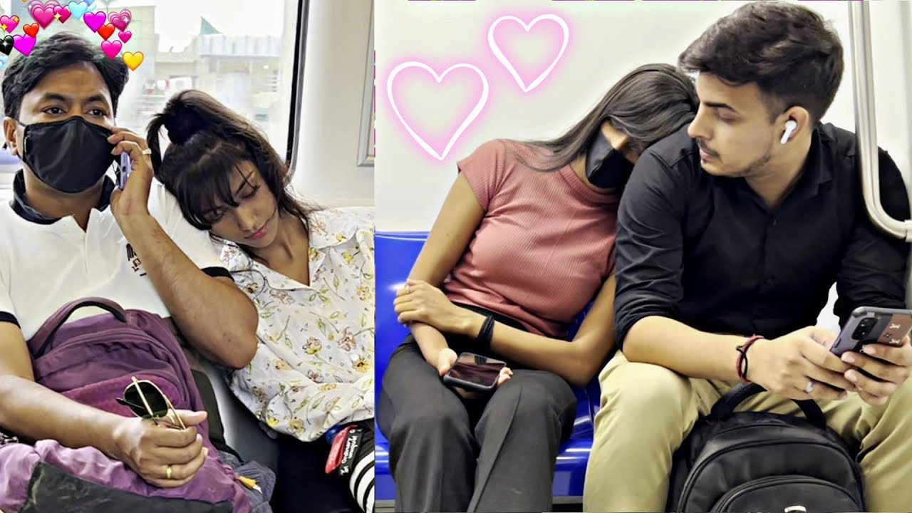 SLEEPING ON STRANGERS IN THE METRO PRANK || EPIC REACTIONS || Fit Punom ...