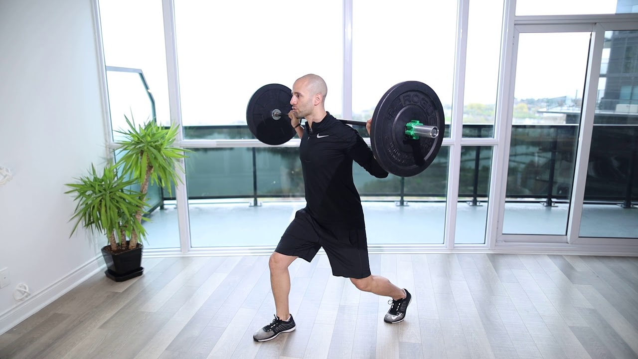 BB Back Rack Split Squat - YouTube