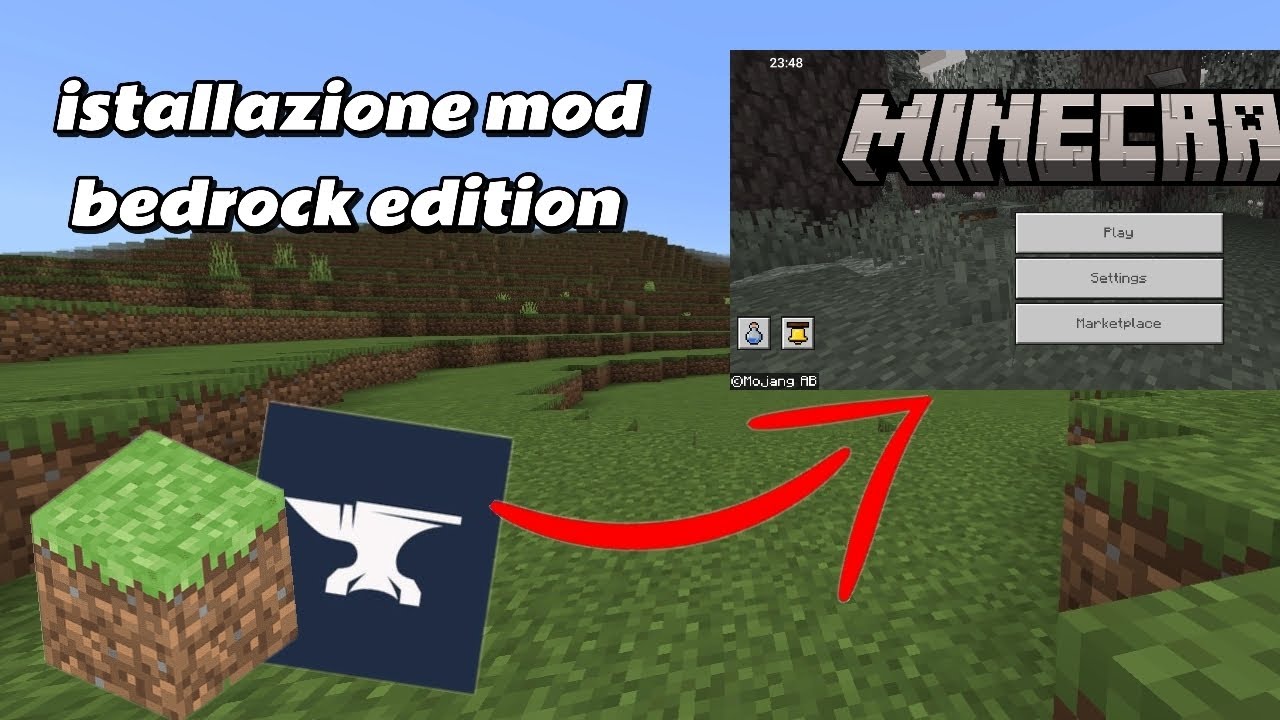 Come installare mod su cursforge per Minecraft bedrock - YouTube