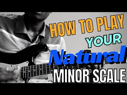 How to play your natural minor scales| Guitar lesson for intermidiate ...