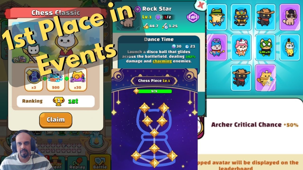 1st in the Chess Master Kitty Keep Event! - YouTube