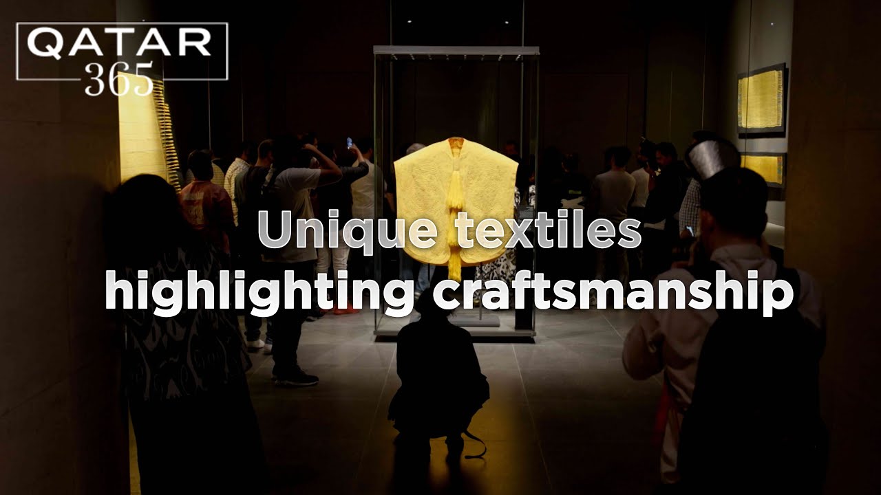 Golden silk and ancient weaving craft showcased in Qatar | Qatar 365 ...