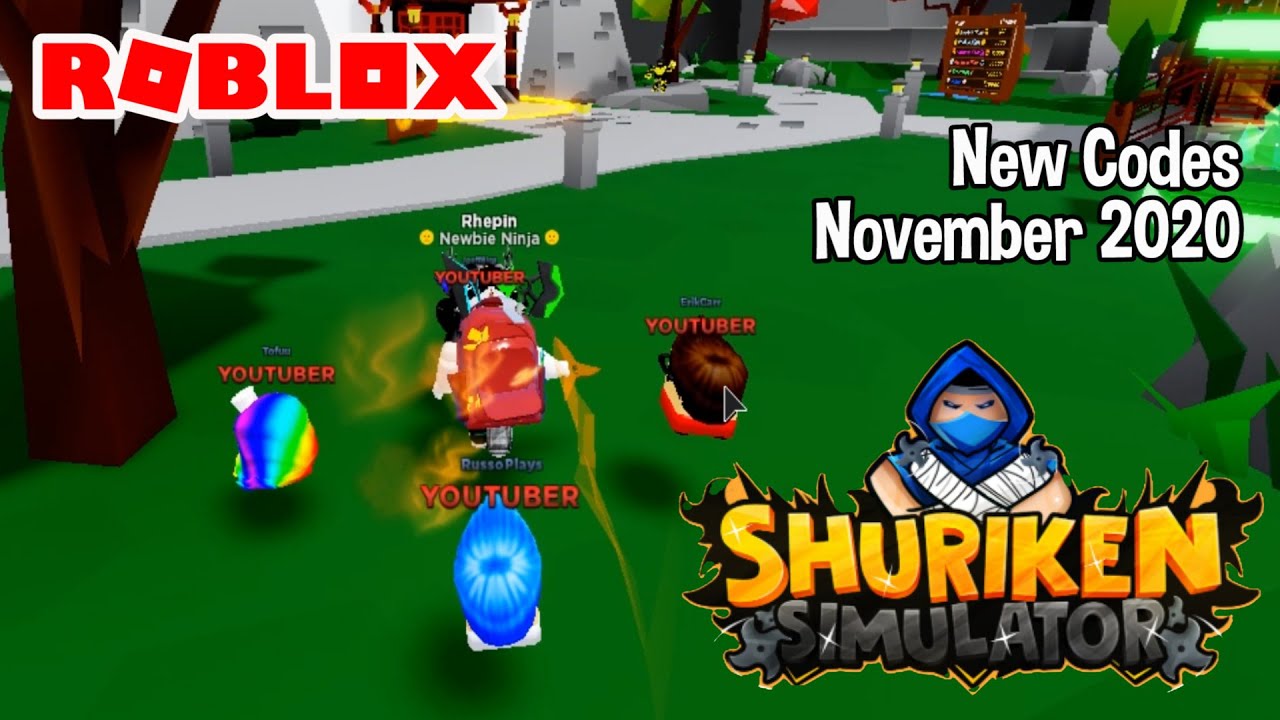 Roblox Shuriken Simulator Codes November 2020 - YouTube