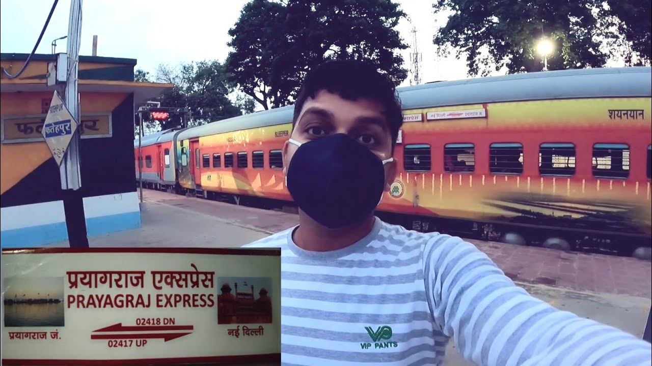 The Legendary Prayagraj Express Full Journey || VVIP Prayagraj Express || Delhi To Prayagraj ...