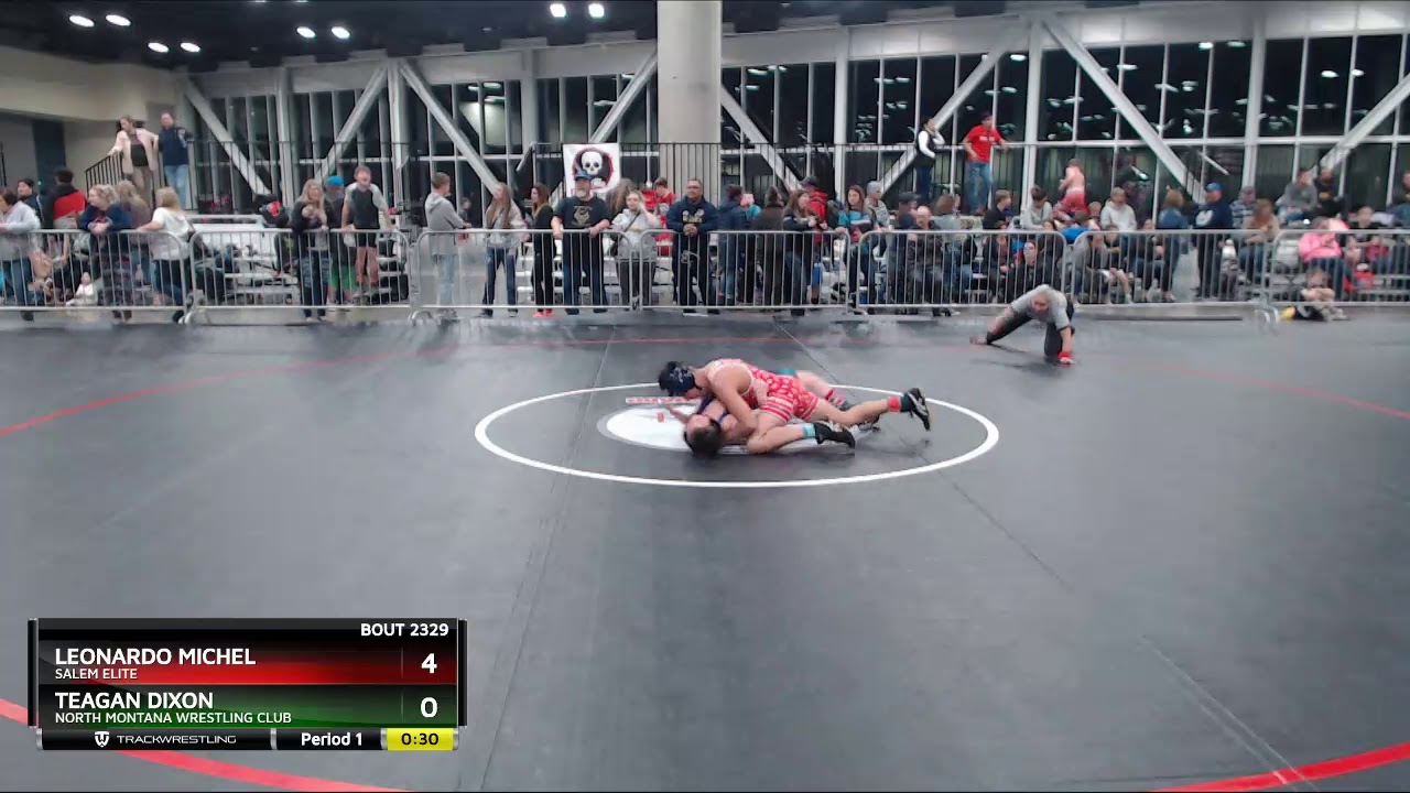 12U 108 Teagan Dixon North Montana Wrestling Club Vs Leonardo Michel ...