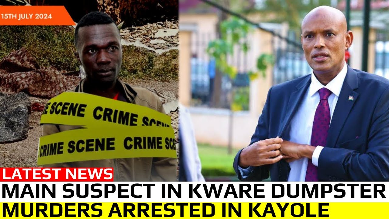 BREAKING NEWS: MAIN SUSPECT IN KWARE DUMPSTER MURDERS ARRESTED IN ...